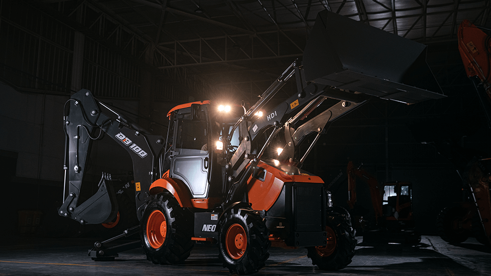 Nueva retroexcavadora HDI DB100 - Hyundai Develon Chile